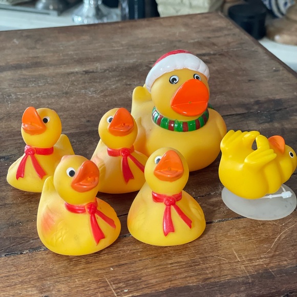 Bath, Skin & Hair | Vintage Rubber Ducks Baby Duckies Bath Toys ...